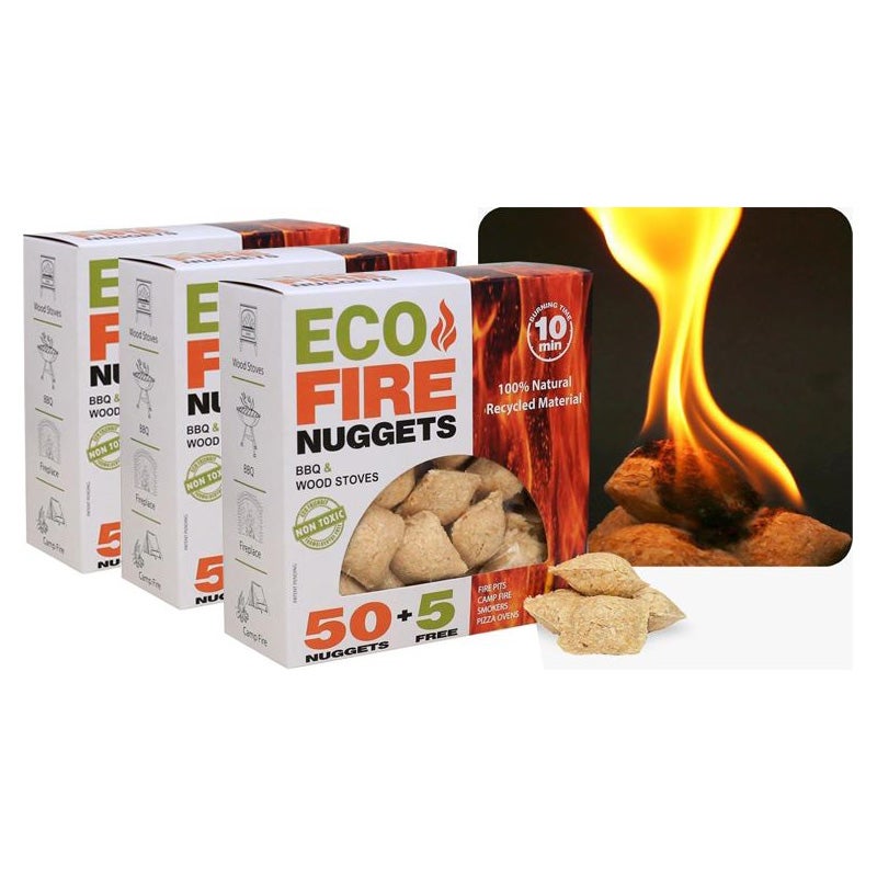 ECO Fire Nuggets - Firestarters | Mitten BBQ Supply