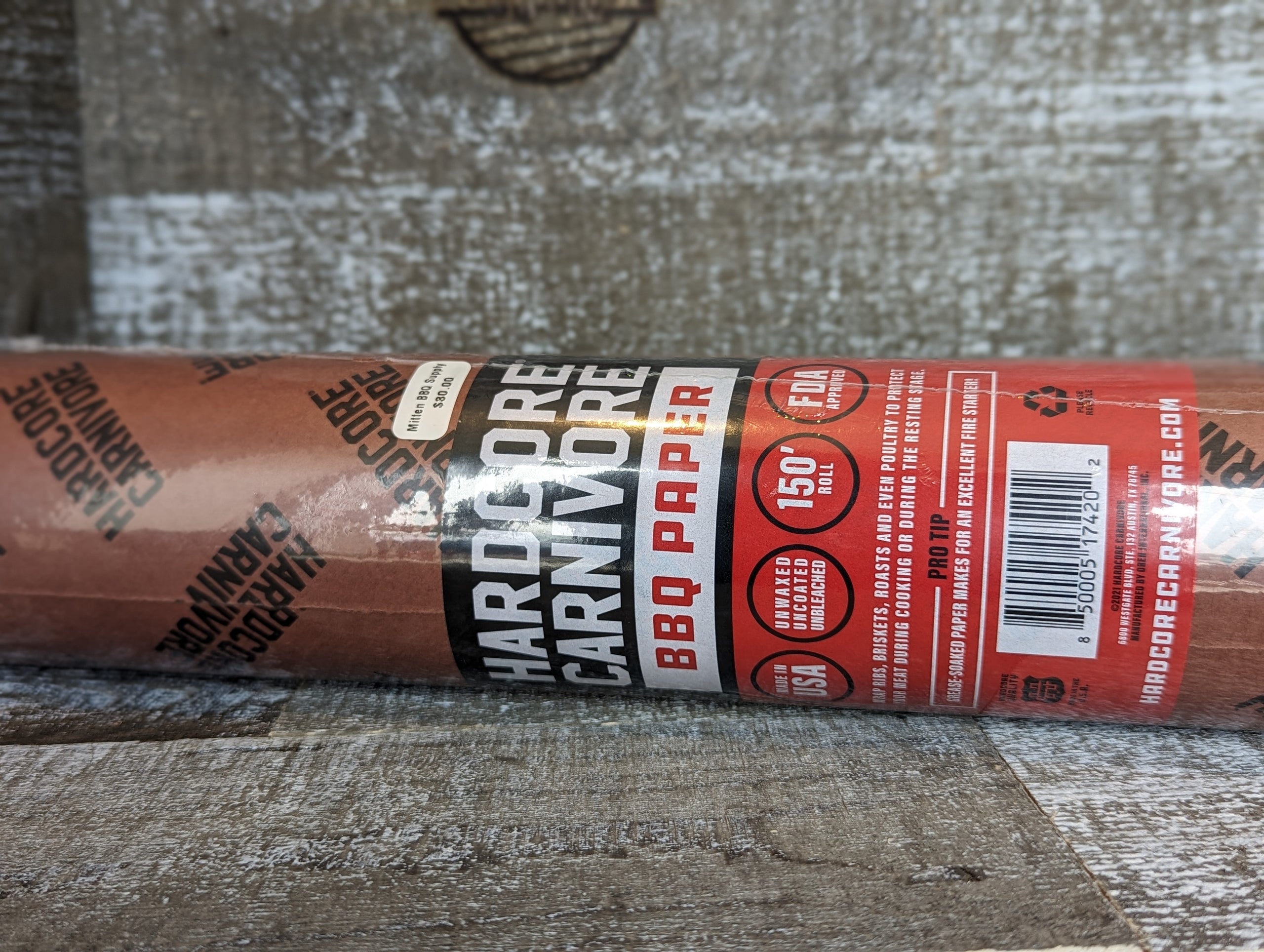 Hardcore Carnivore BBQ Butchers Paper | Mitten BBQ Supply